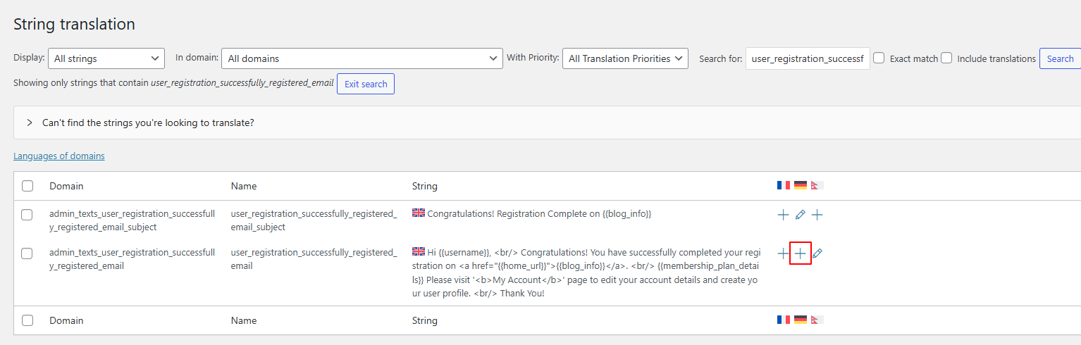 How to Translate User Registration & Membership Plugin Emails with WPML?